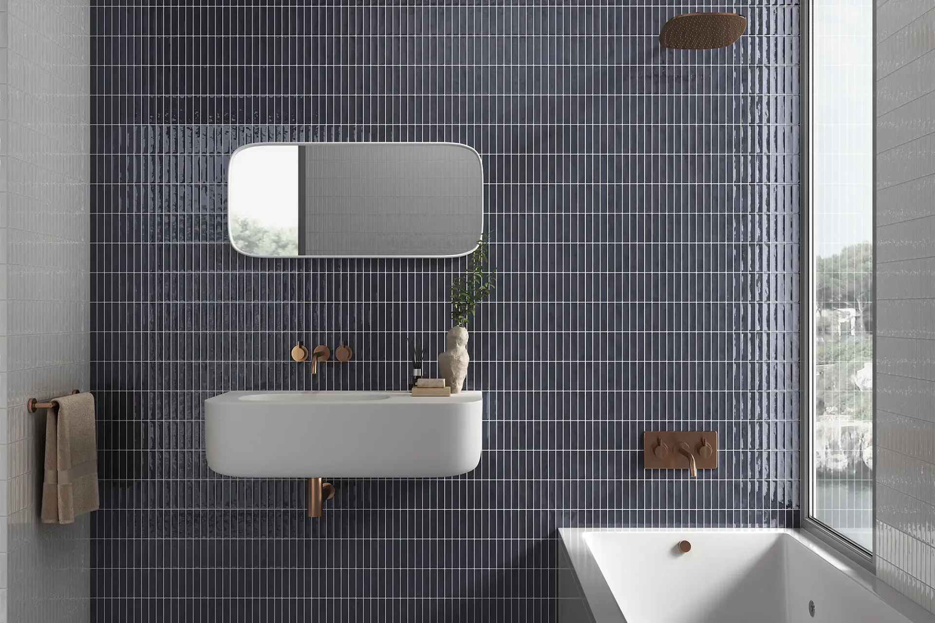 Iberia Azul 240x740 Gloss | QLI Wholesale